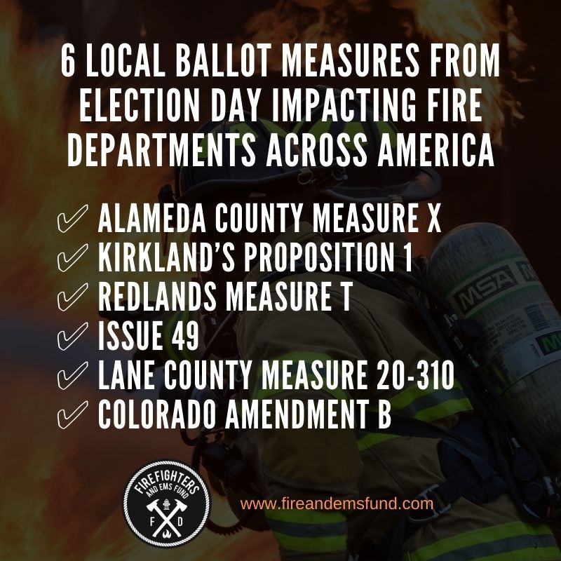 6 Local Ballot Measures from Election Day Impacting Fire Departments ...