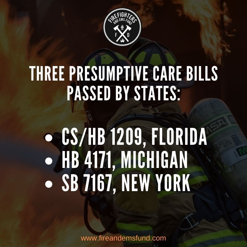 Three Presumptive Care Bills Passed by States